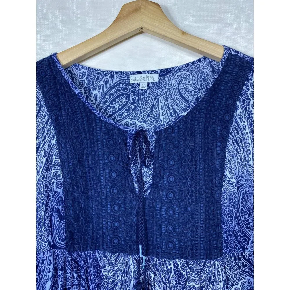 Patrons of Peace | Dresses | Patrons Of Peace Boho Floral Cold Shoulder ...